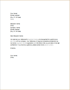 5 Academic and Professional Business Reference Letters | Document Hub