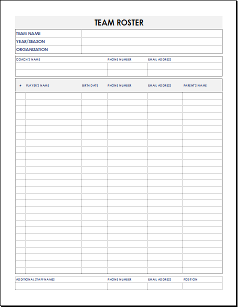 School Activity Templates for MS WORD & EXCEL | Document Hub