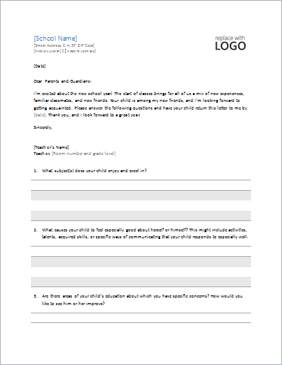 10 Academic Letter Templates for MS WORD | Document Hub
