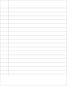 Printable Lined Paper Templates of Various Sizes & Layouts